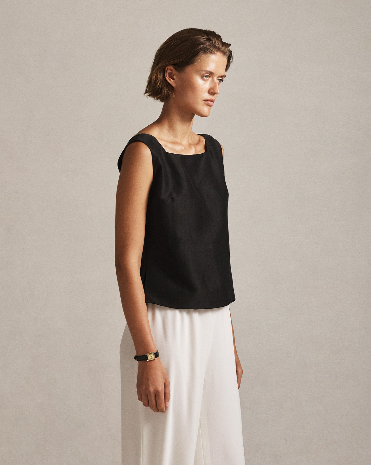 Colette Tunic - Black | P Johnson