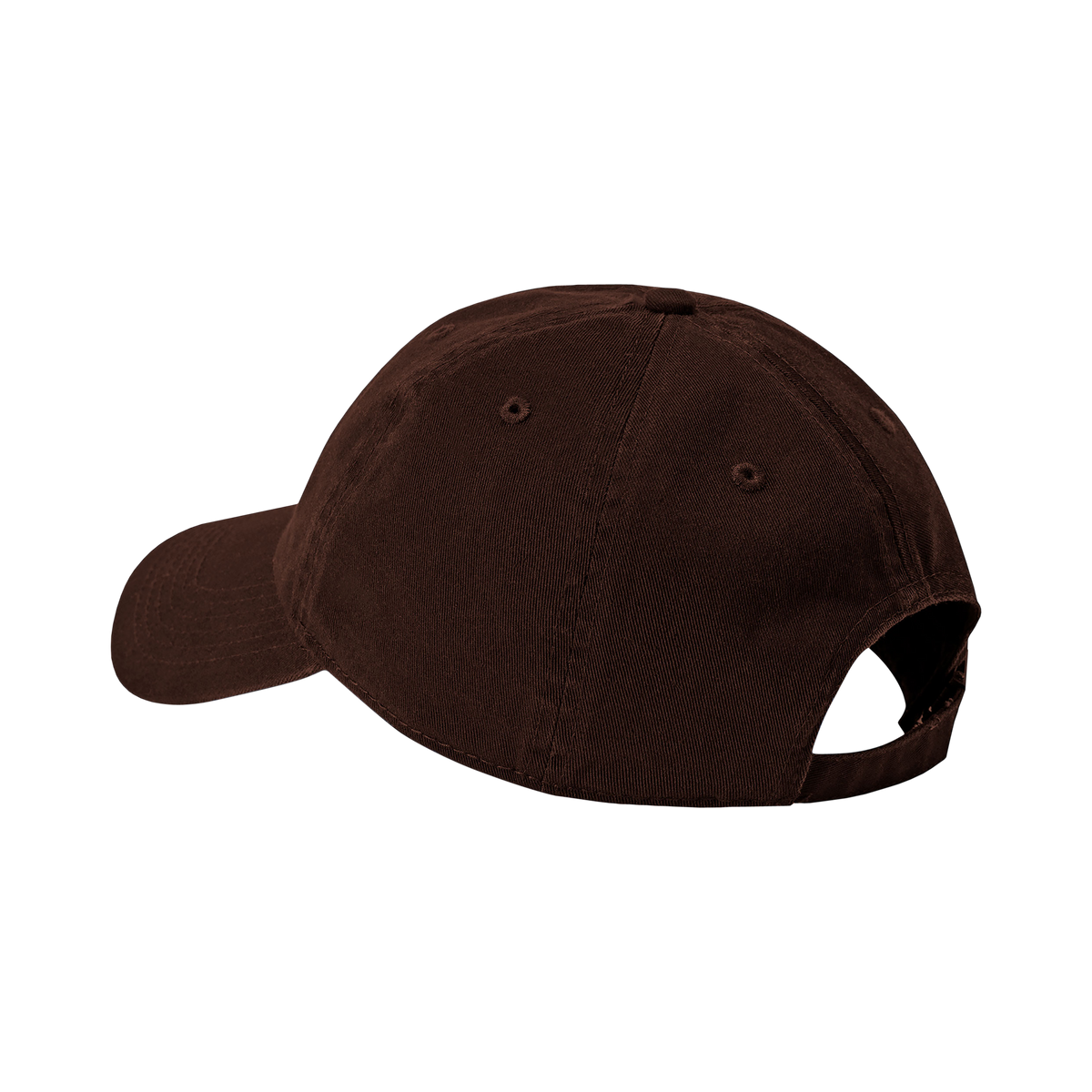 Brown Dad Cap with P Johnson Logo