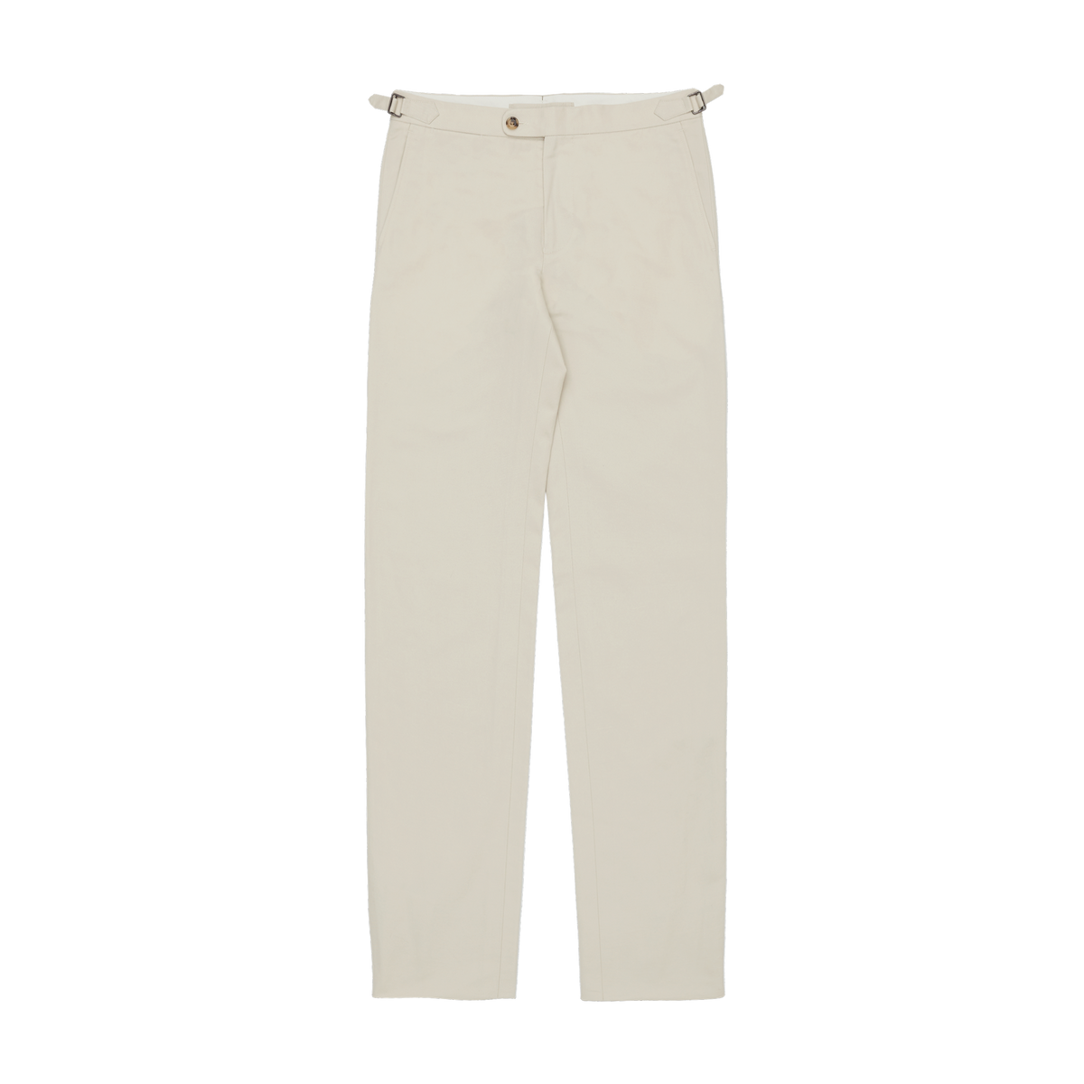 Beige Slim Chino Trousers | P Johnson